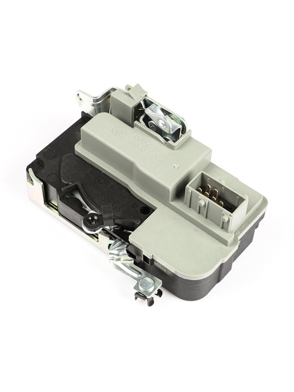 Механизм замка двери для а/м ВАЗ 1118 передний (левый) AVG (6 конт.)