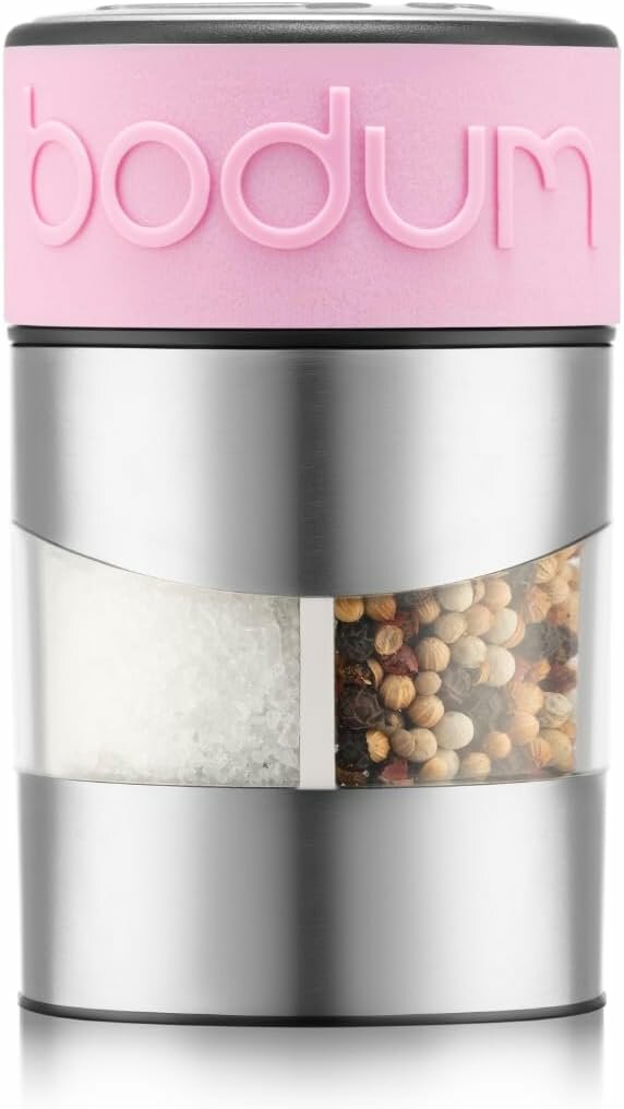 Мельница для соли и перца Bodum TWIN 11002-624, цвет розовый