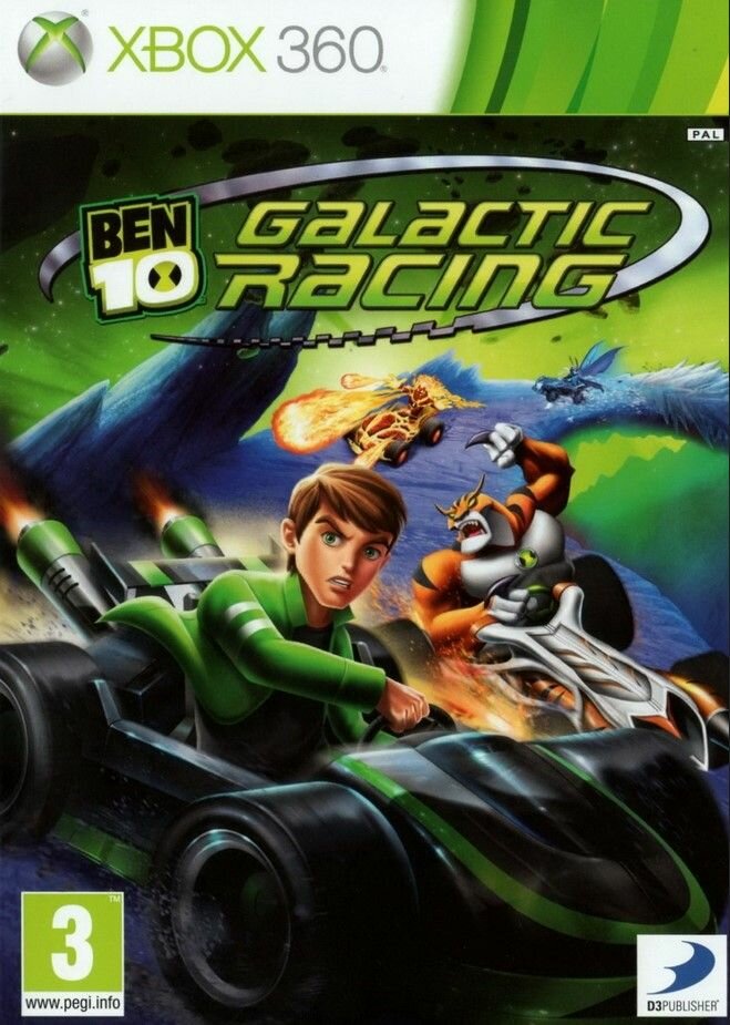 Игра Ben 10 Galactic Racing Xbox360. Товар уцененный