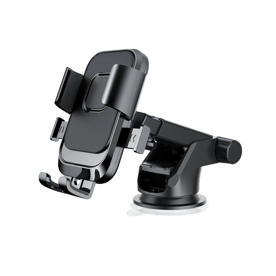 Автомобильный держатель для мобильного телефона, приборная панель автомобиля, лобовое стекло, присоска, выдвижной автоматический блокирующийся держатель для навигации по мобильному телефону