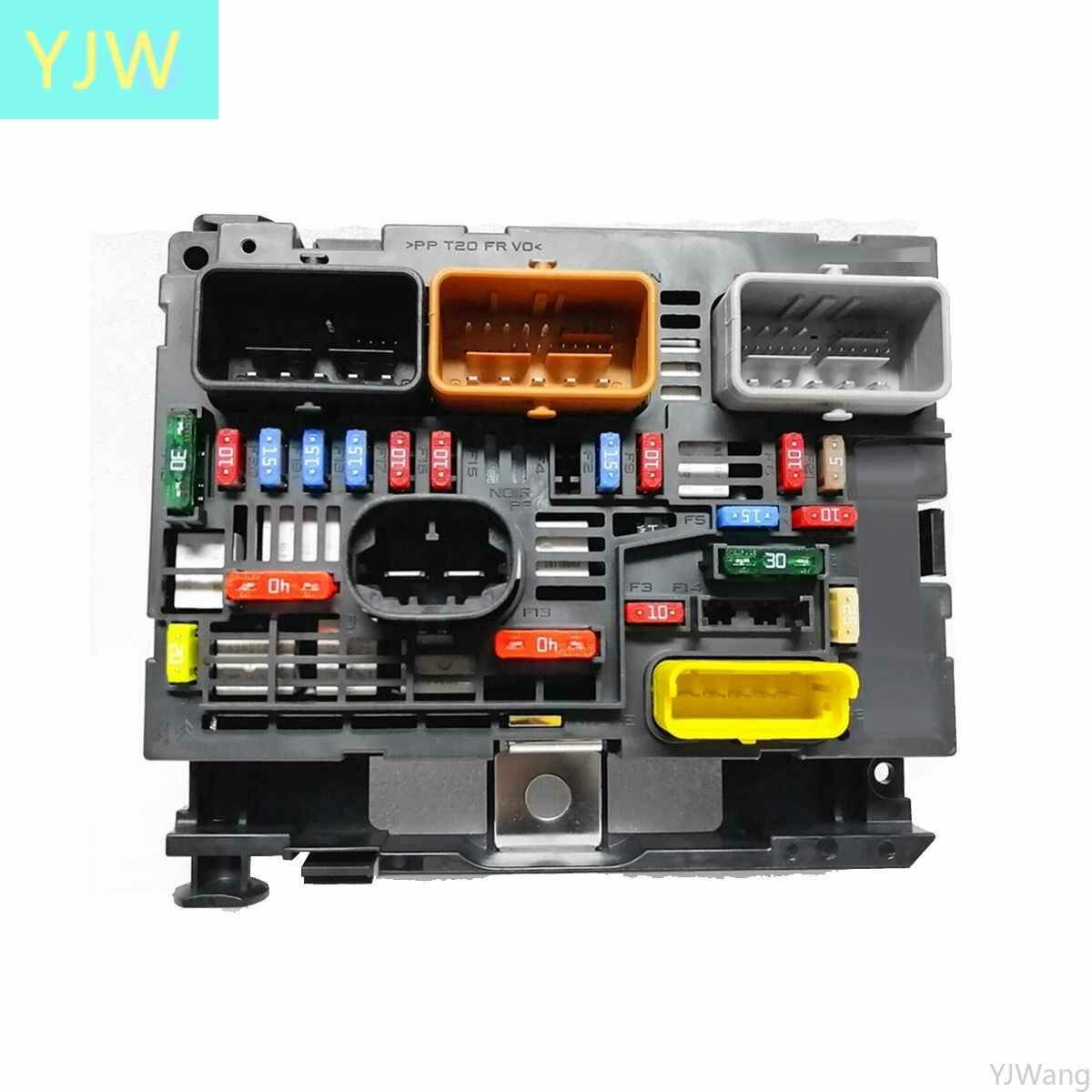 Блок предохранителей в сборе 9809742880 9666700480 для Peugeot 307/408/308 BSM R05 R20 для Citroen C4 BSM-YJWang