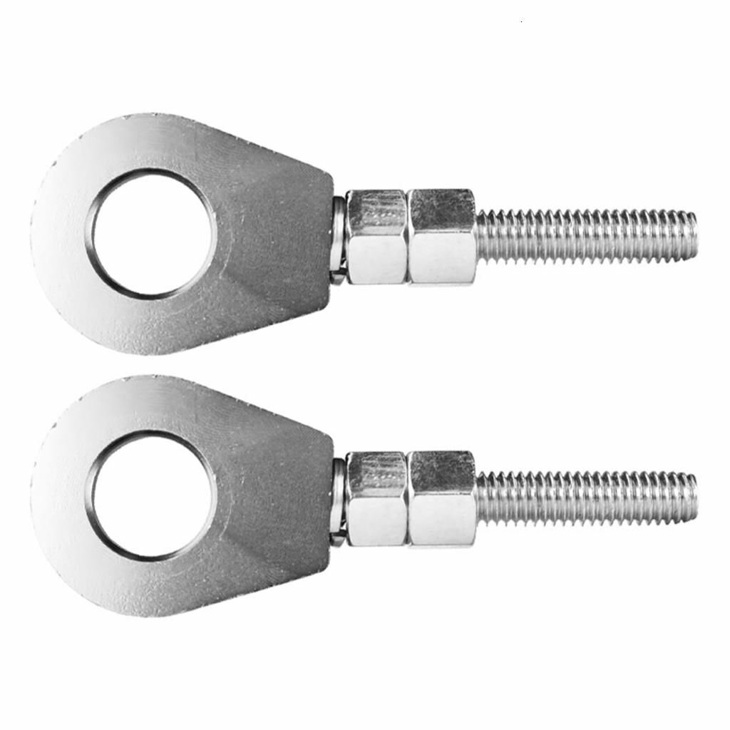 Универсальный натяжитель цепи мотоцикла для заднего колеса, Серебро