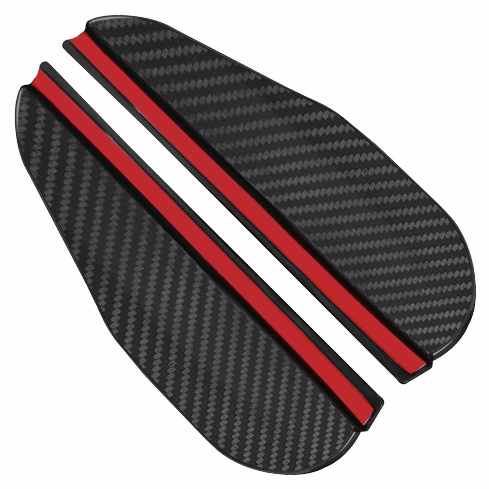 Козырек на зеркало заднего вида, Универсальный, Защита от брызг дождя, Защита внешних частей автомобиля, 2 шт.