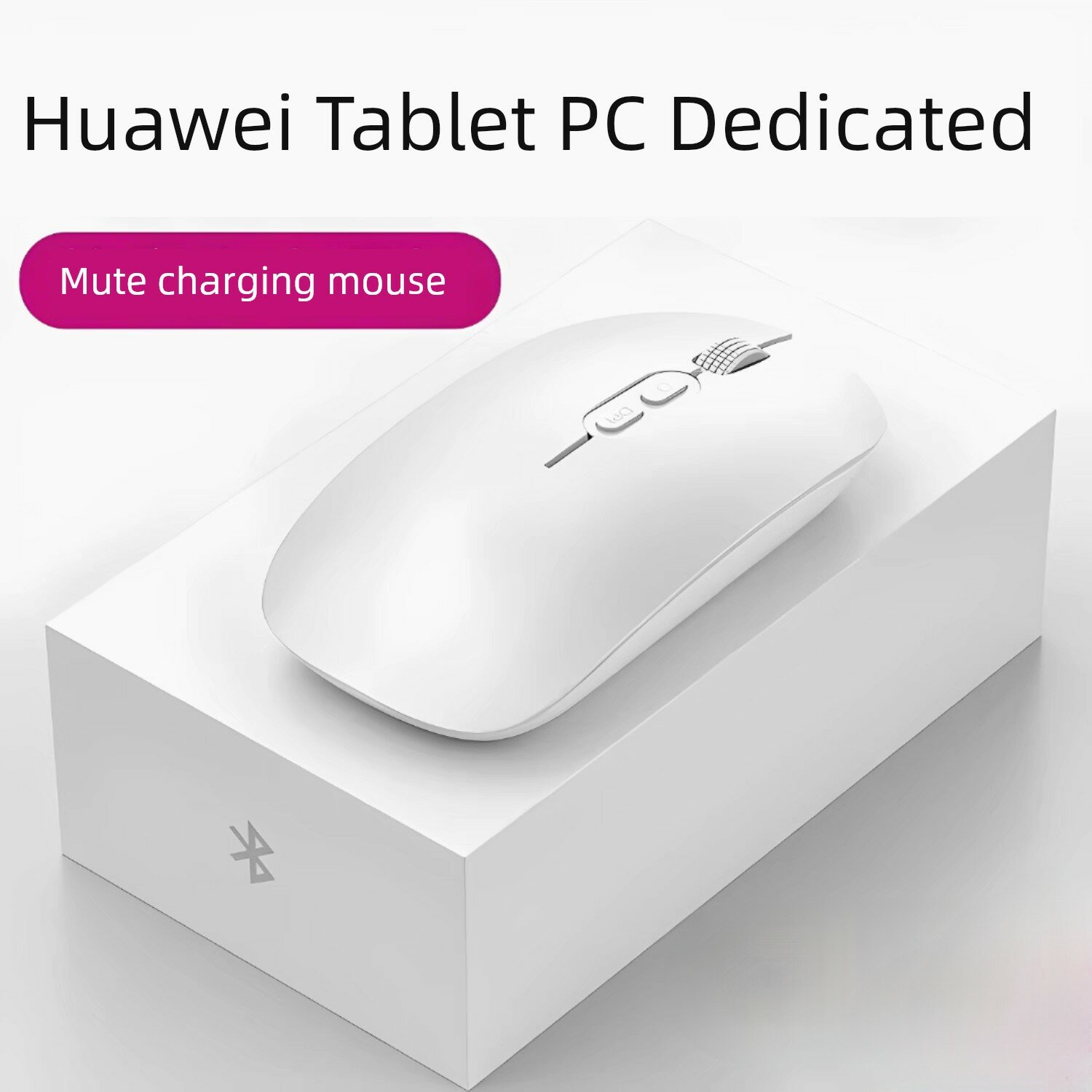 MacBook Apple Laptop Dedicated Bluetooth Wireless Mouse Pro Silent Air Charging Typec Interface Silver/Wireless Model — фото 1