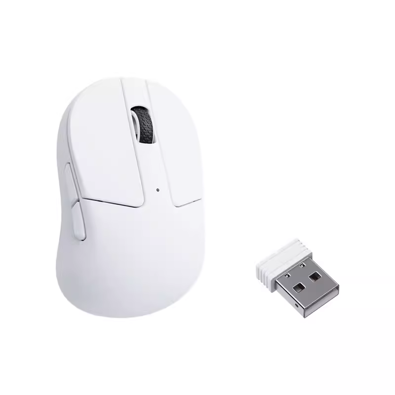 Беспроводная мышь Keychron M4 4K с тремя режимами подключения (Bluetooth), сенсором PAW3395, миниатюрная, портативная,