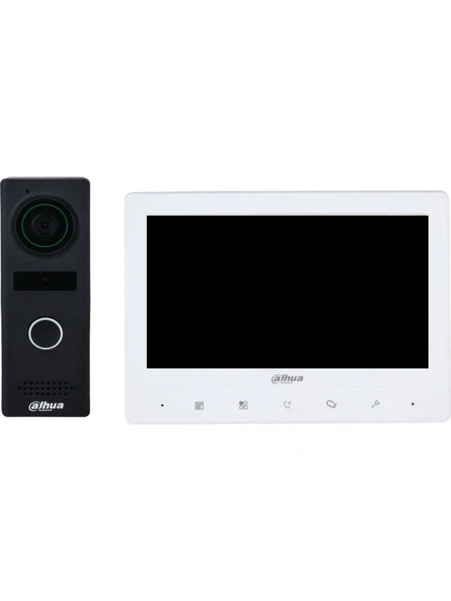 Комплект домофона Dahua DHI-KTA02M, цветной дисплей 7", белый
