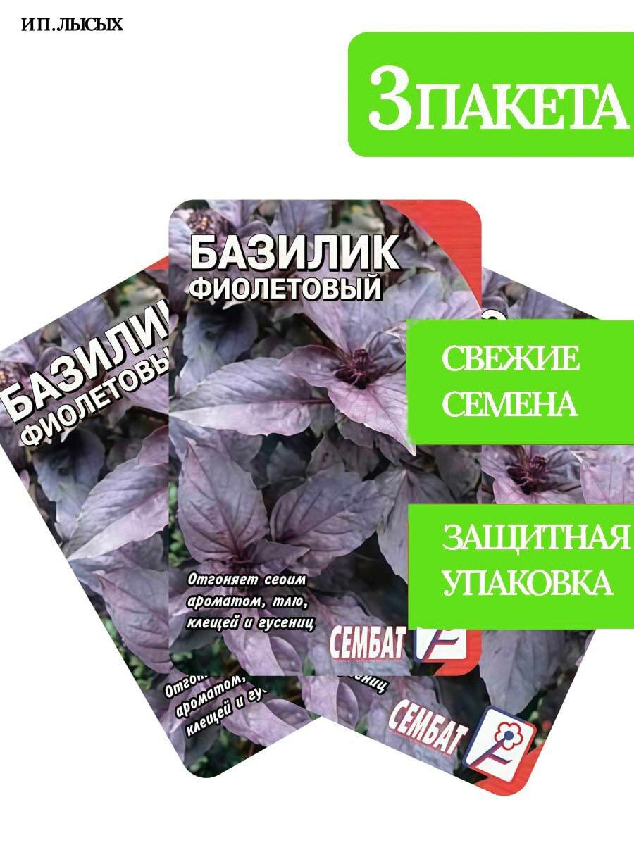Семена Базилик "Фиолетовый"