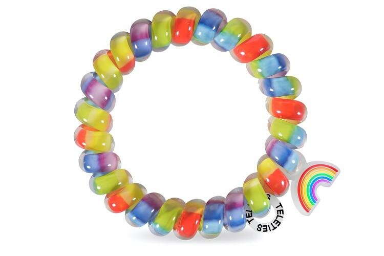 Резинки для волос женские TELETIES eating rainbow limited edition, L EU