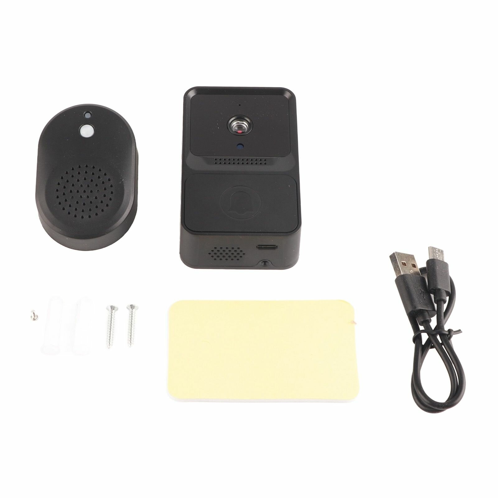 Умный видеодомофон Wi-Fi с двусторонней связью, беспроводной дверной звонок с камерой