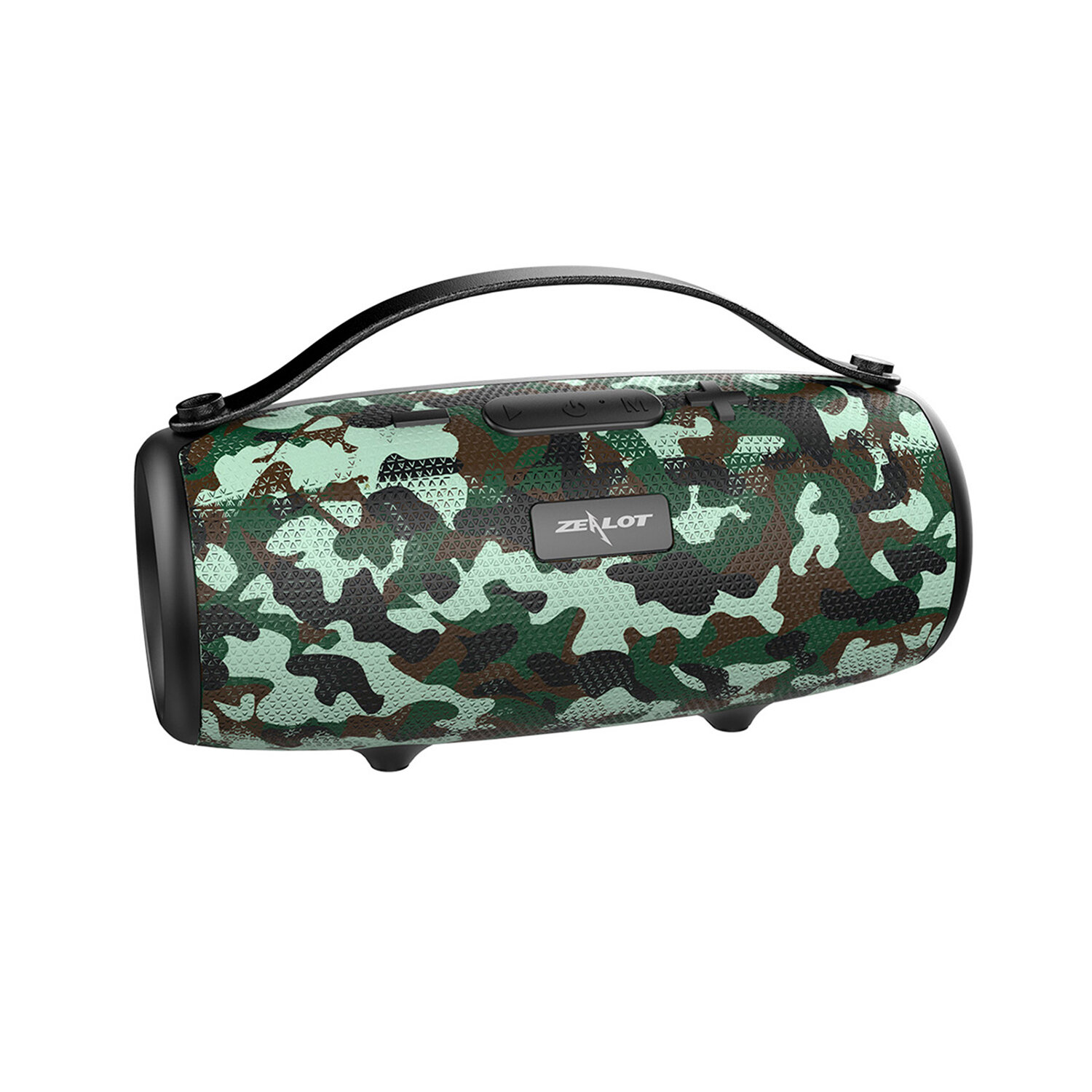 Колонка портативная беспроводная ZEALOT S34 с технологией BT 5.0 водонепроницаемая IPX5 серия TWS стерео сцена HiFi звук AUX USB Flash Drive TF карта длительное время работы 10W Ocean Camouflage Red Camouflage Camouflage Black Red