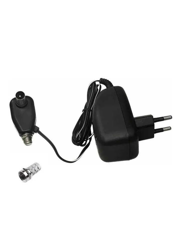 Блок питания ZOLAN для телевизионных антенн 5 В с F-разъёмом, чёрный