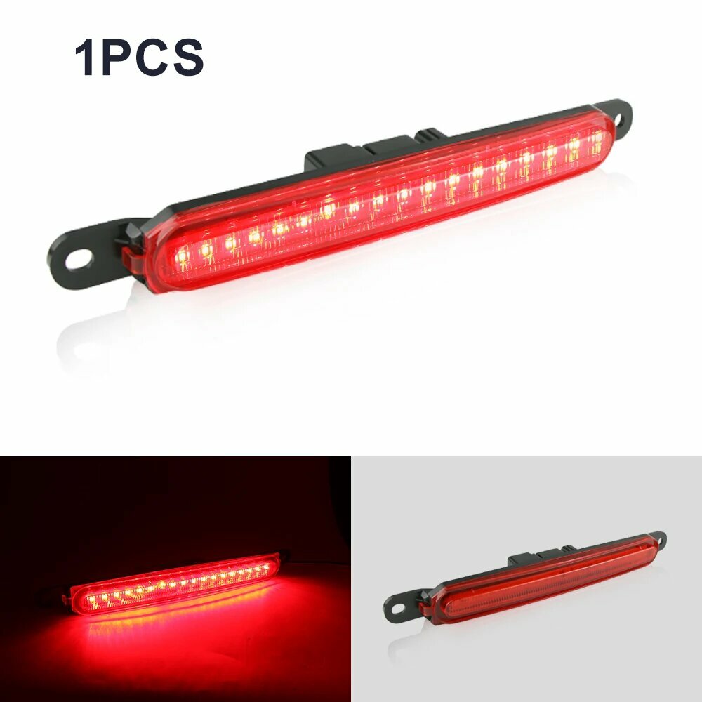1 шт, красный дымчатый светодиодный высокий монтаж, 3-й дополнительный стоп-сигнал, задний стоп-сигнал, задний фонарь для Mitsubishi Lancer Evolution X 2008-2016