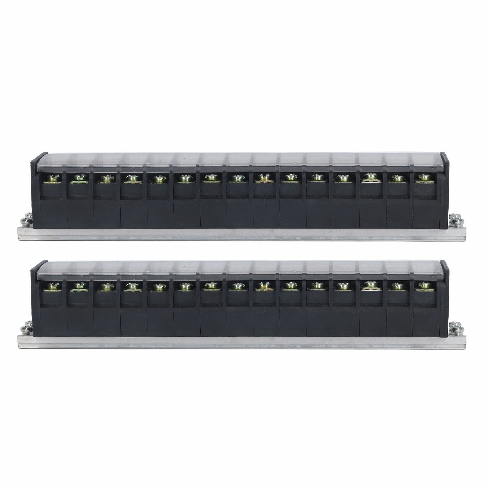 2 шт. клеммная колодка 30A 660V, двухрядная, для распределения питания в мостах и туннелях, 15 позиций
