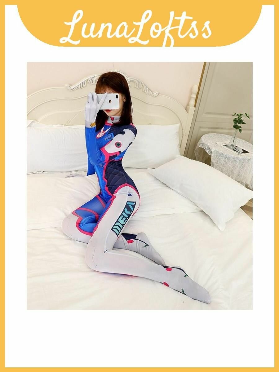 Удивительные костюмы для косплея аниме Overwatch с сексуальными колготками для женщин на Хэллоуин, размер Watchtower -