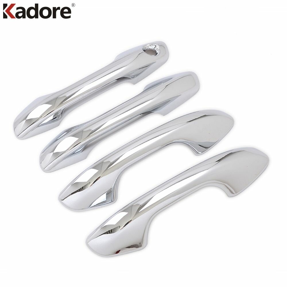 Для Kia Rio 4 X-line 2018 2019 хромированная боковая дверная ручка накладка аксессуары для укладки
