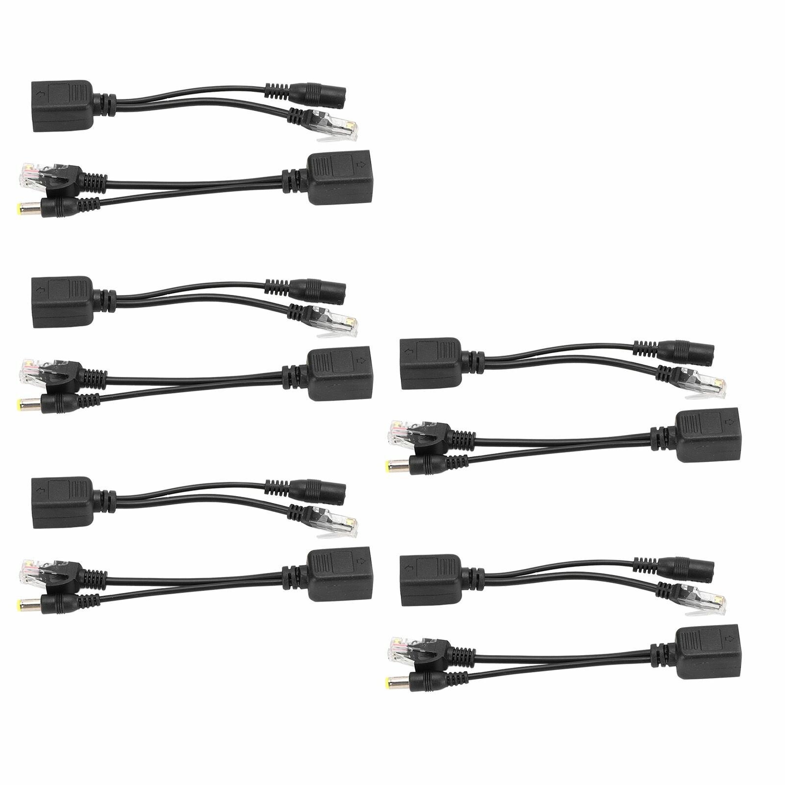 5 пар адаптеров-сплиттеров POE DC12V для IP-камер, стабильная работа, 100% новый