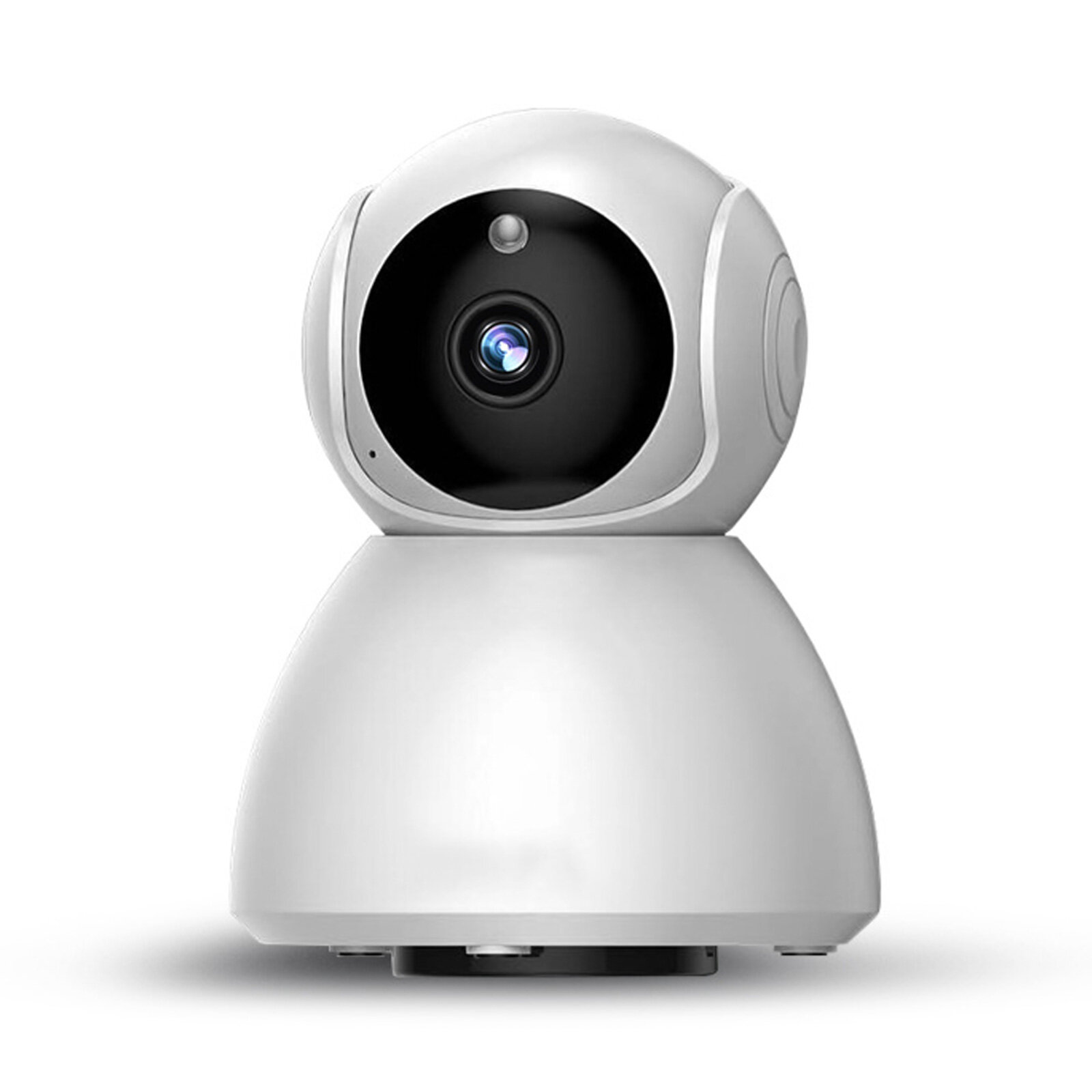 Монитор для детей Смарт-камера WiFi с разрешением 720P, инфракрасной ночной съемкой, детекцией движения, двусторонним аудио и уведомлениями через приложение для мониторинга дома, детей, питомцев и магазинов, черно-белый цвет, 1 мегапиксель, объектив