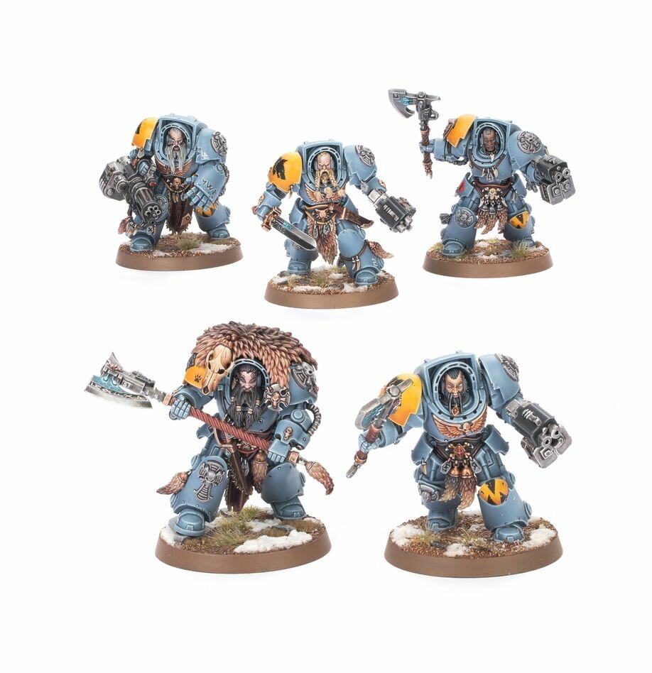 Space Wolf Guard Terminators. Космические волки терминаторы. Warhammer 40.000