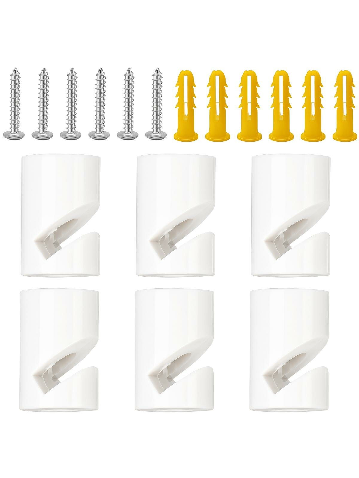 Гибкий регулятор шнура освещения с прочным металлическим усилением Зажим для управления проводами ABS