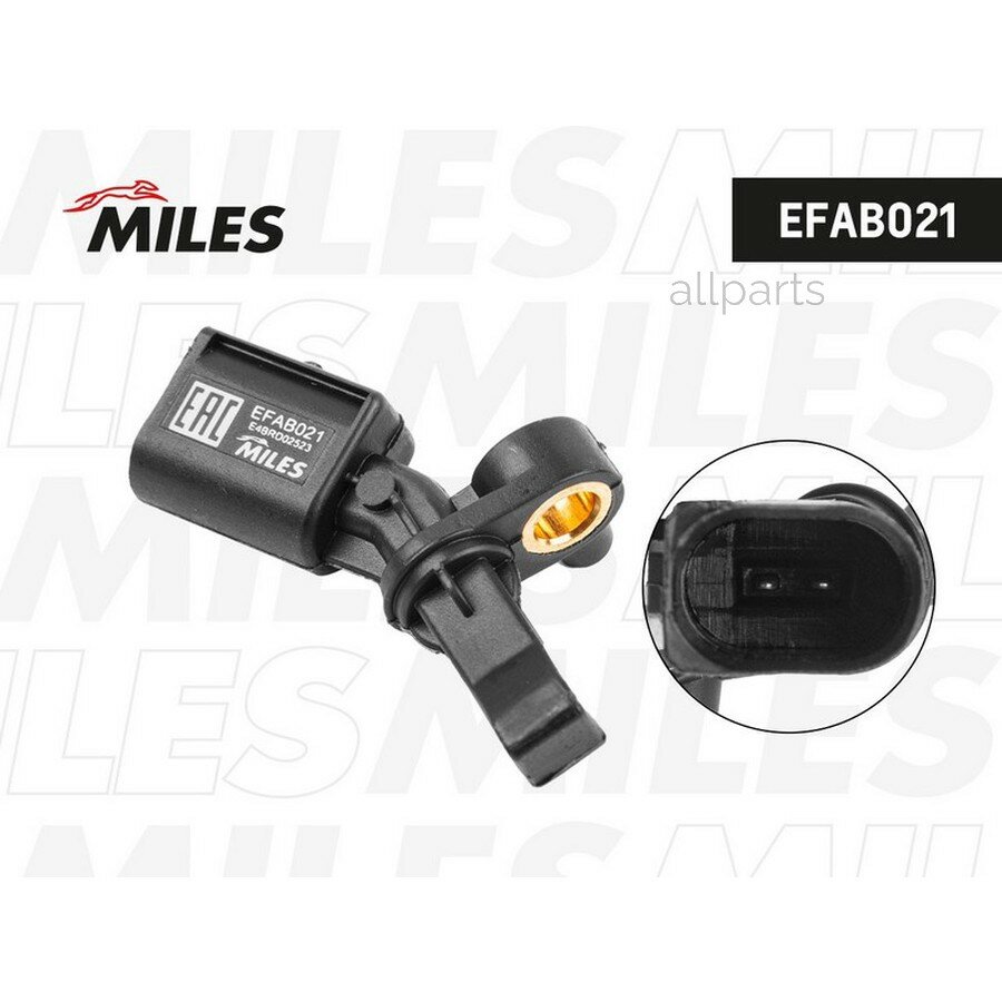 MILES EFAB021 Датчик ABS VW POLO Sedan 10-/FABIA 08- задний правый