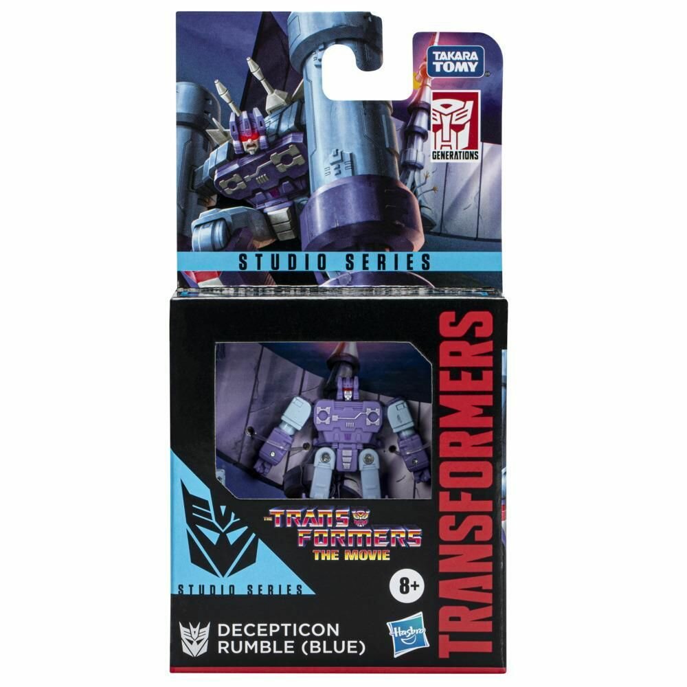 Трансформеры Игрушка хасбро Decepticon Rumble (Blue) Core Class Transformers Studio Series Transformers: The Movie 86