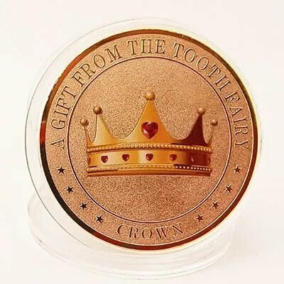 Монеты с детскими зубными феями, игрушки для обрядов выпадения молочных зубов, защитные материалы,