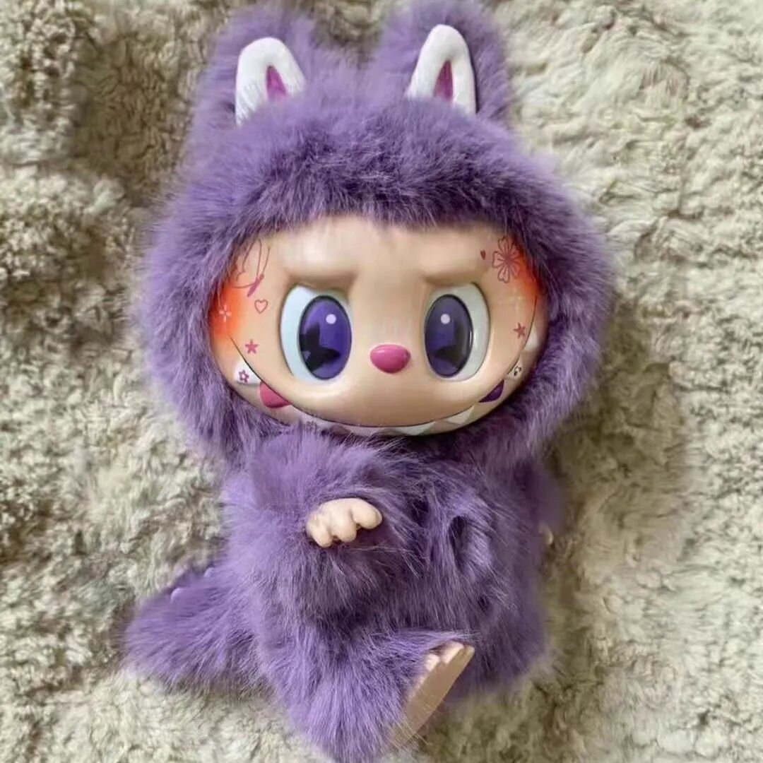Labubu Zimomo Мягкая игрушка, лабубу, Фиолетовый,38 см