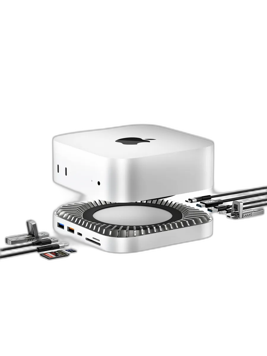 Док-станция Mac mini M4 USB Док-станция для Mac Mini M4 Hub