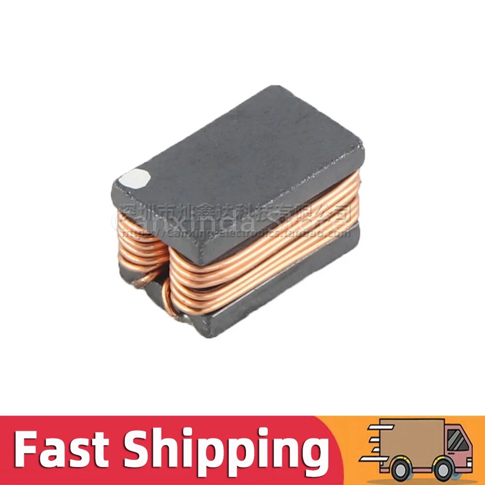 5 шт. SMD синфазный дроссель, индукторный фильтр, импеданс 1000 Ом, 1000 Ом, 2,5 А, ток, высокочастотный сигнал, подавление шума