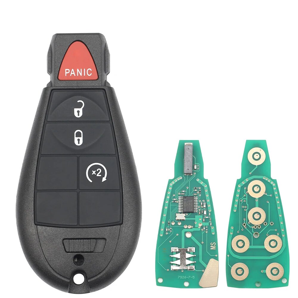 SilKY GQ4-53T 46 CHIP PCF7961 433 МГц автомобильный дистанционный ключ для Jeep Cherokee Dodge Caravan RAM Chrysler Town & Country 1, For Dodge