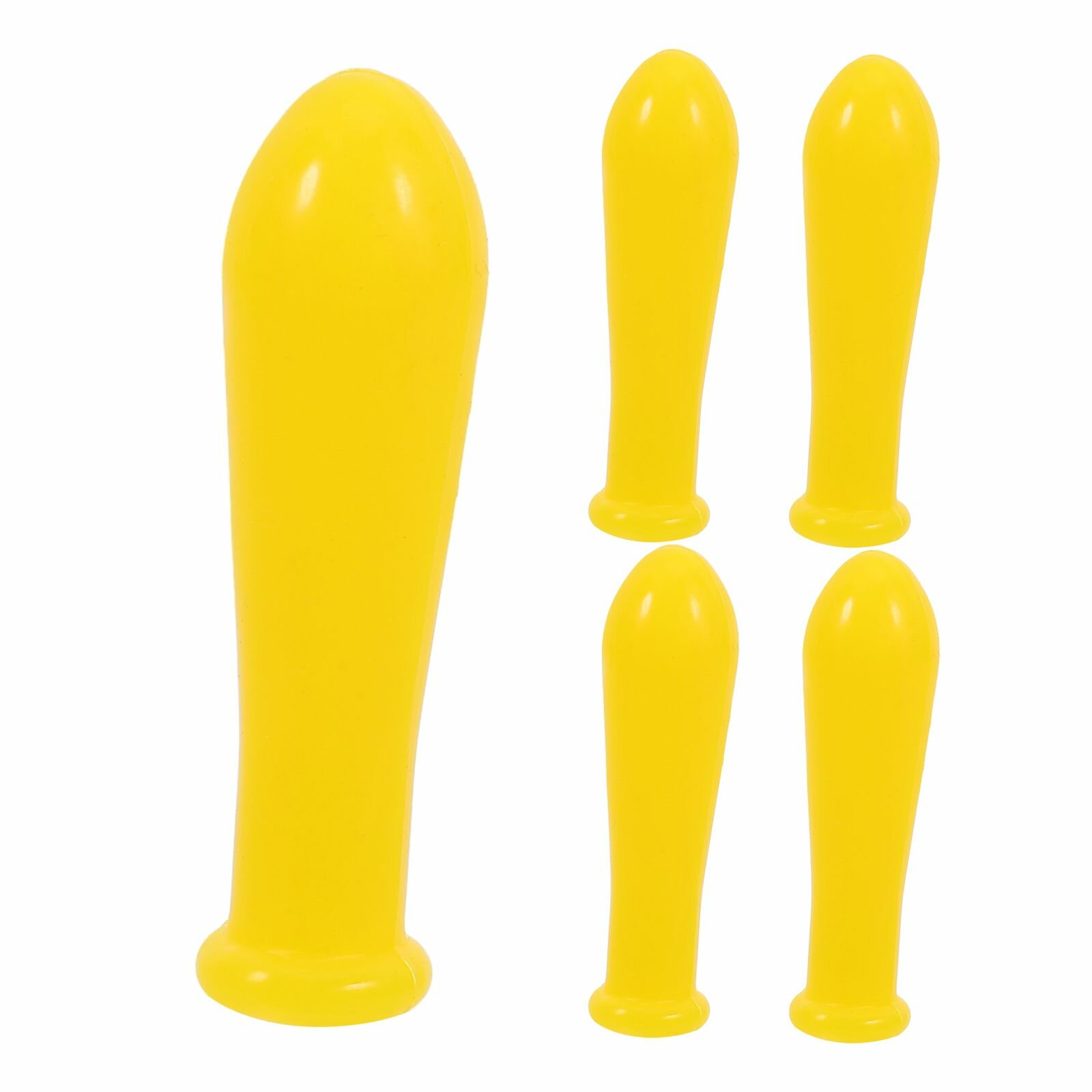 Силиконовые конусы для пипеток, 5 шт, универсальные лабораторные наконечники, эластичные и долговечные, цветные, 6,2х2х2 см