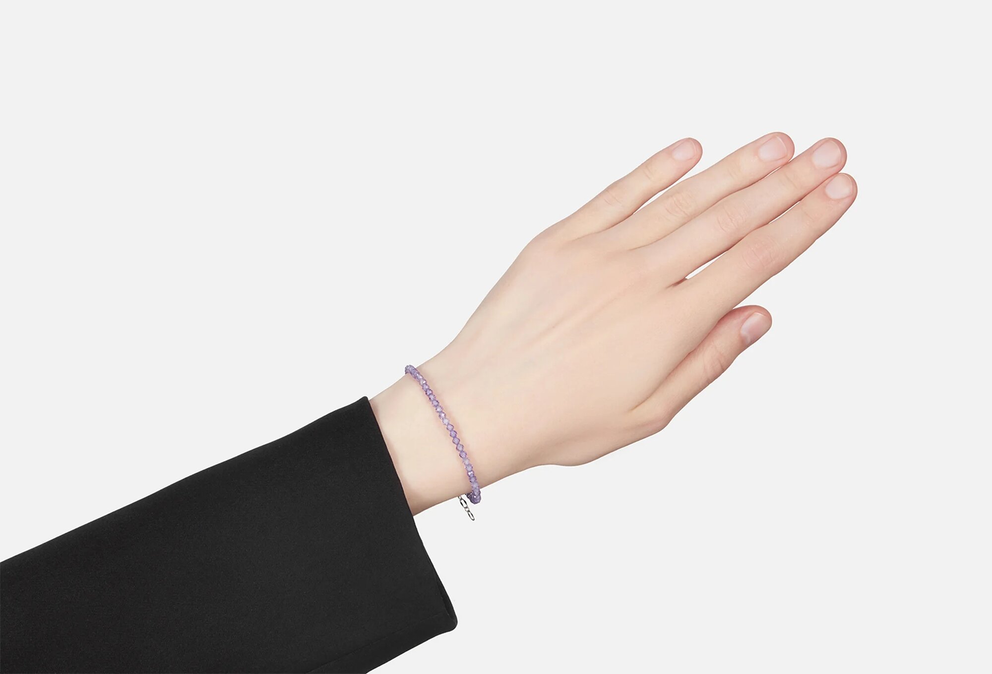 Браслет-нить, циркон