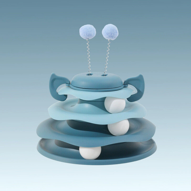 Популярная игрушка для кошек, новая развлекательная тарелка для мороженого, забавная кошка, артефакт для самодовольства