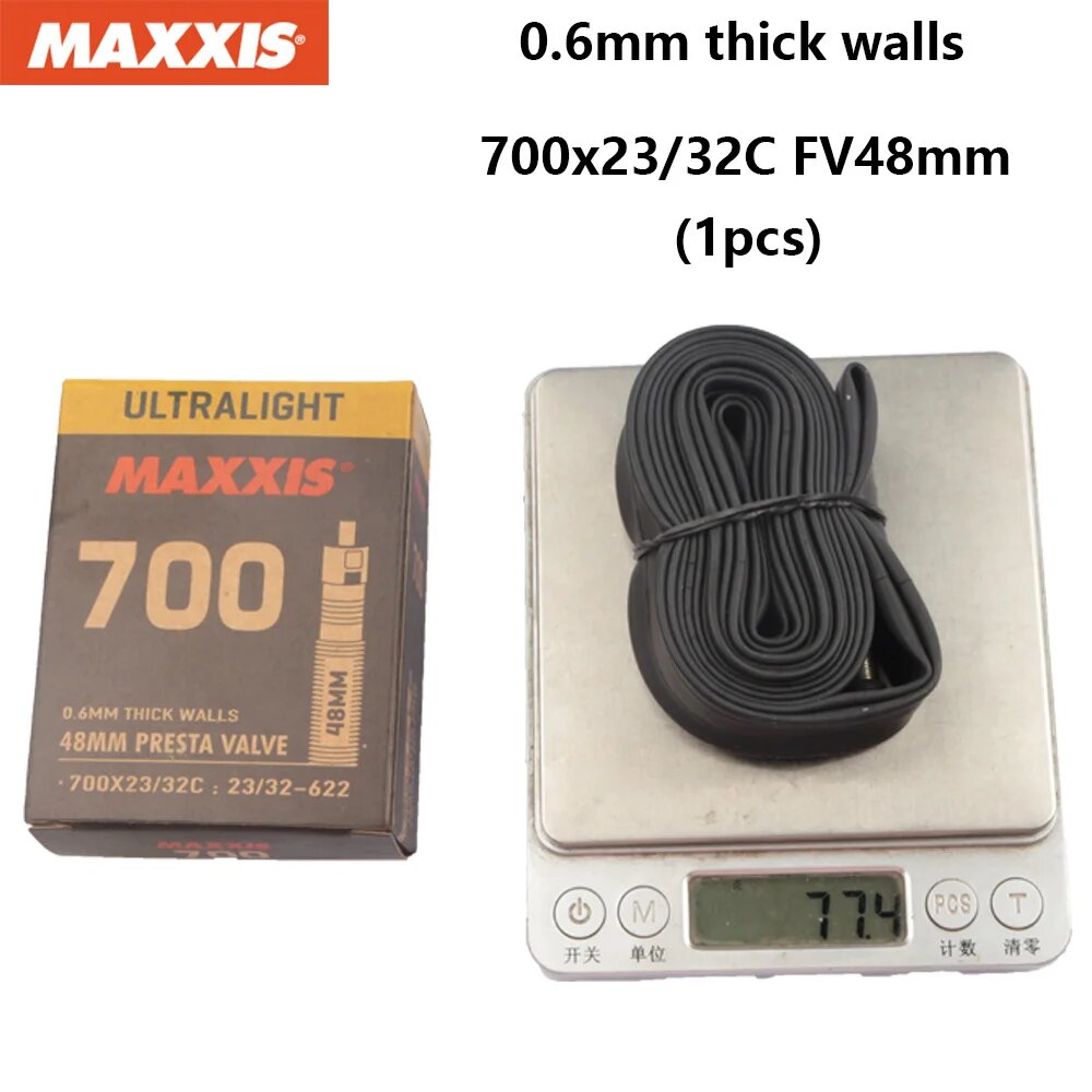 MAXXIS ULTRALIGHT Велосипедная камера 0,60 мм 26 27,5 29 700 700x23-32C FV48