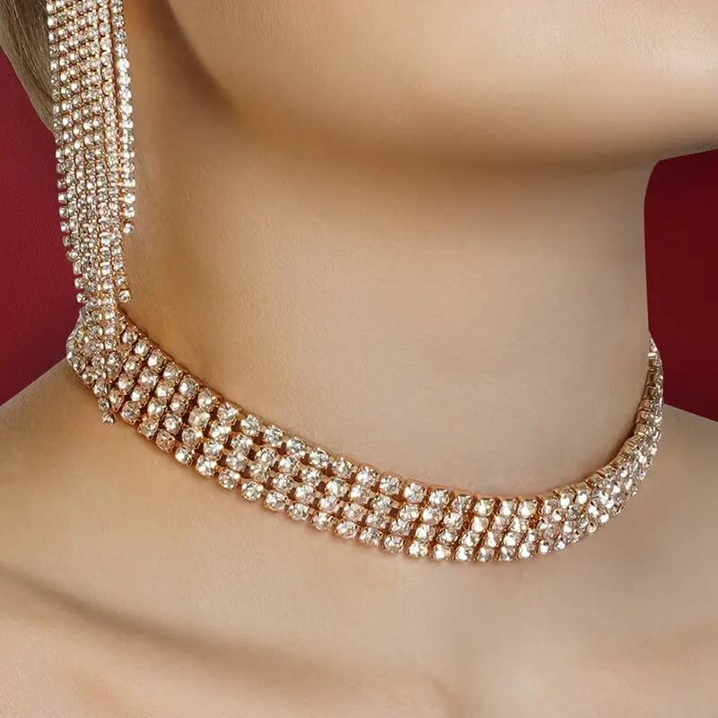 Чокер, стекло