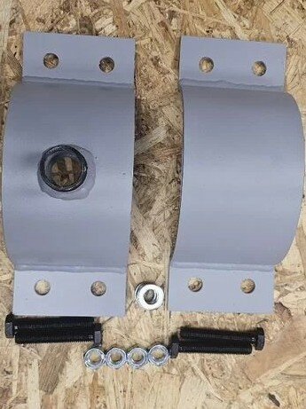 Седёлка-врезка на трубу диаметром 159 мм (хомут для врезки в действующий водопровод)