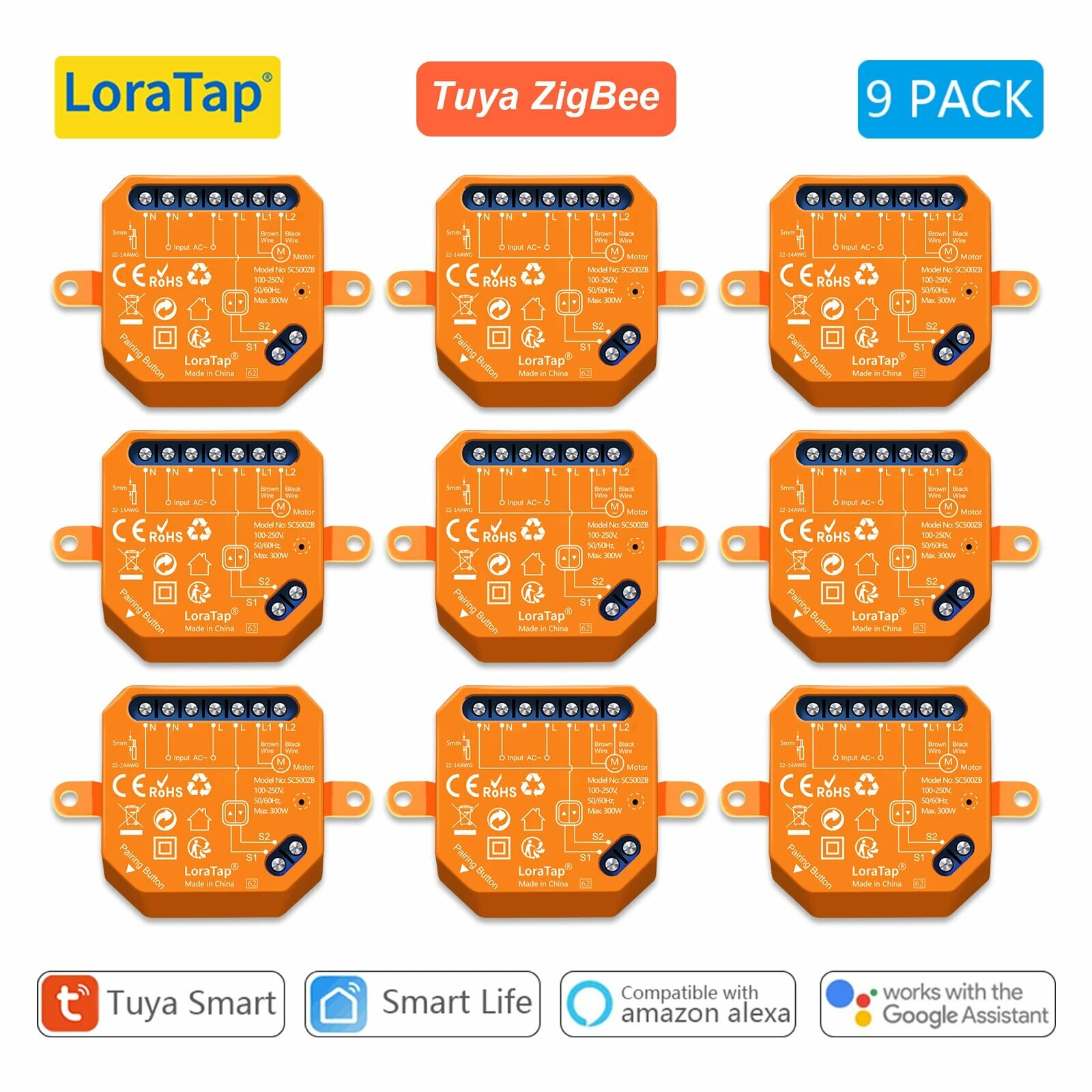 LoraTap ZigBee 9 PACK