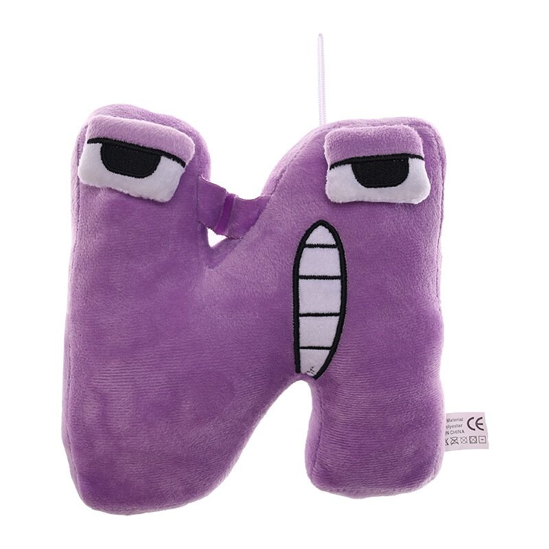 Алфавитные истории: Плюшевая игрушка русского алфавита - милые и мягкие плюшевые животные, которые дети могут обнимать. Стиль 11.