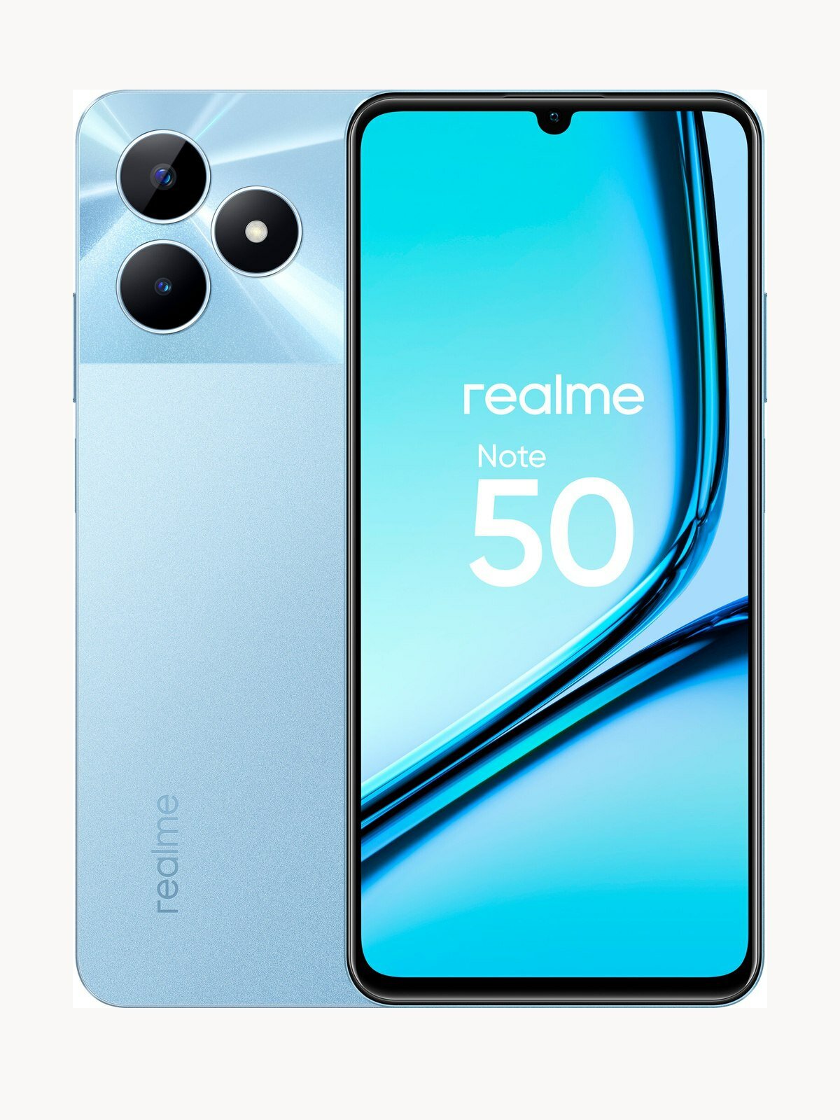 Смартфон REALME RMX3834 (Note 50) 4 + 128 ГБ цвет: небесный голубой
