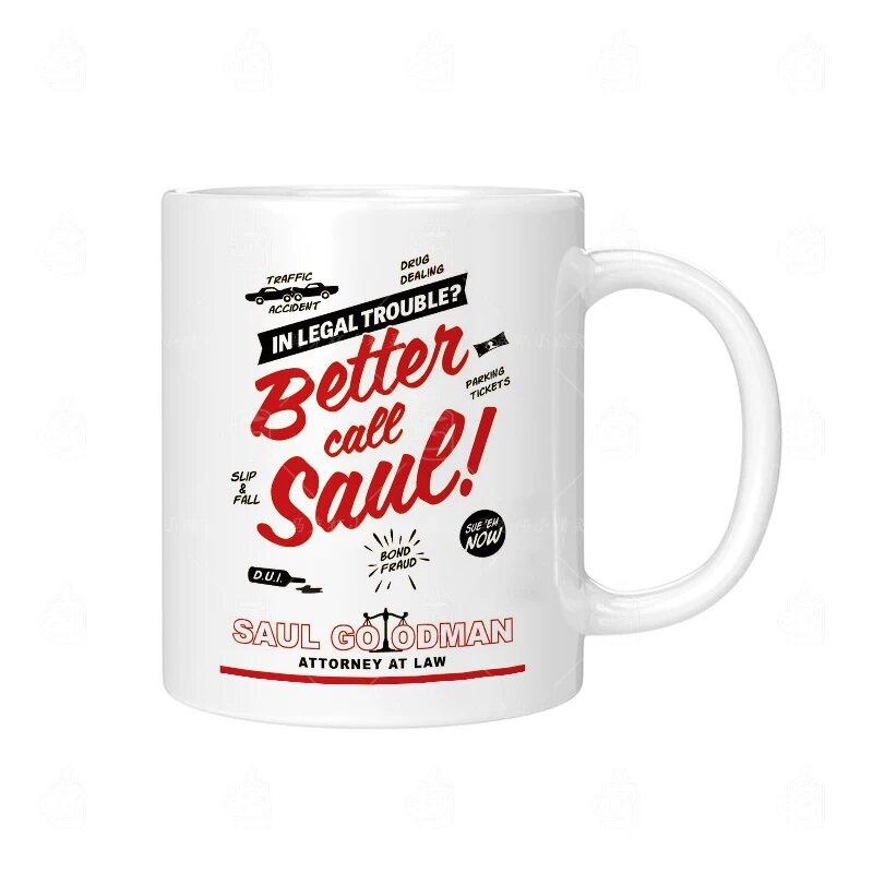 Керамическая чашка Better ｃａｌｌ Saul с цитатой Джимми, одиночная чашка для кофе в офисе и дома, подарок фанатам сериалов