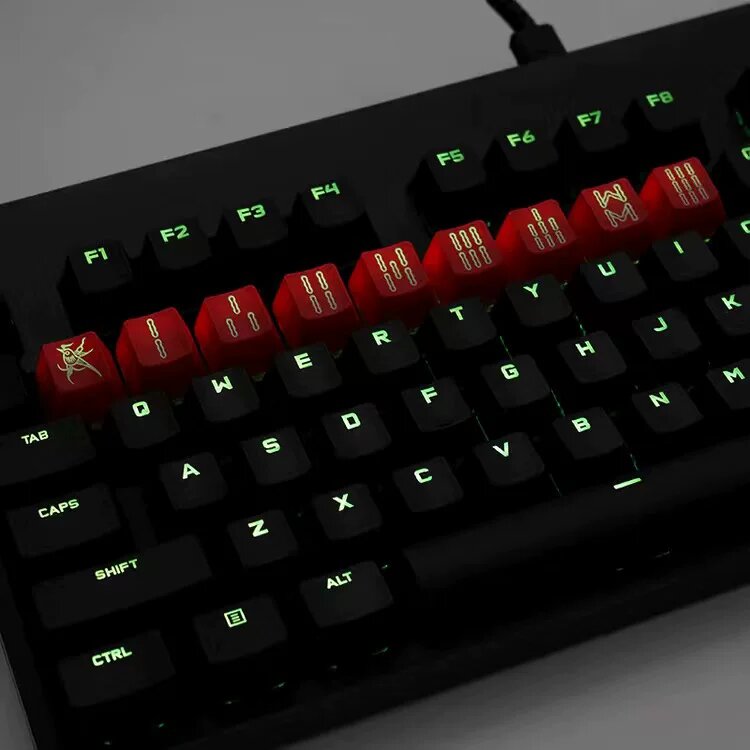 [Видео] Прозрачные кейкапы для механических клавиатур, универсальные, для перекрестных осей, материал ABS, для