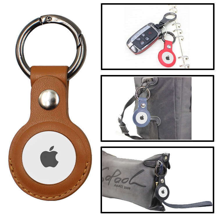 Розовый антипотерянный чехол для Apple AirTag — Долговечная защита, легкий дизайн, простое крепление