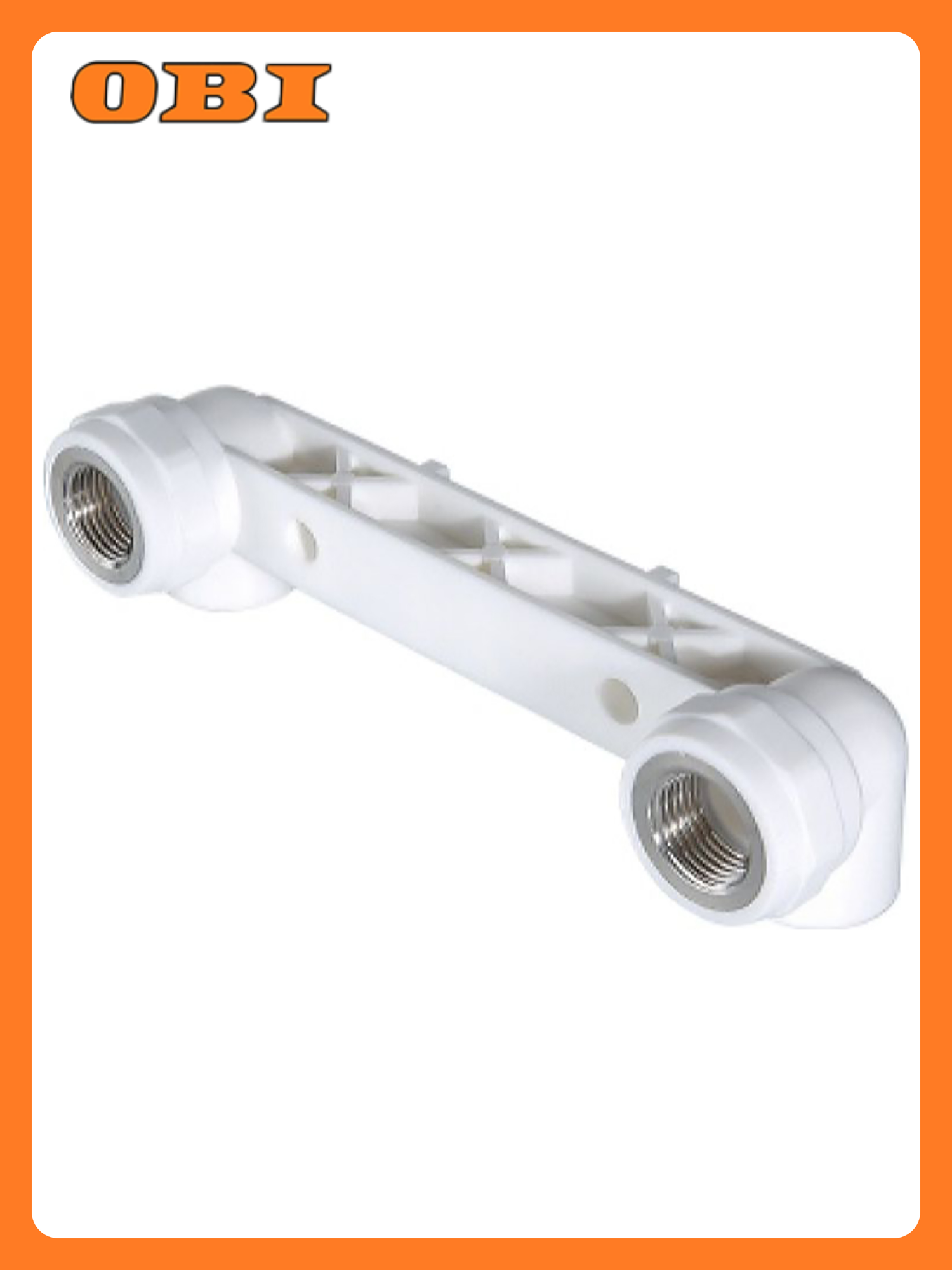 Планка с водорозетками VALTEC, полипропилен, белая, 1/2", 20мм, 1 шт