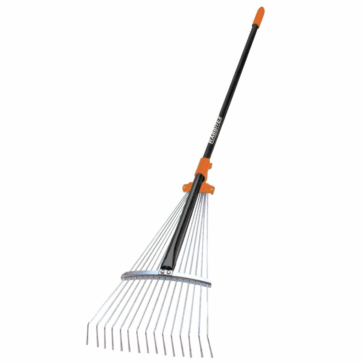 Грабли веерные 15 зубьев Rabbitex раздвижные, захват 20-60см, общая длина 120-150см (700495)