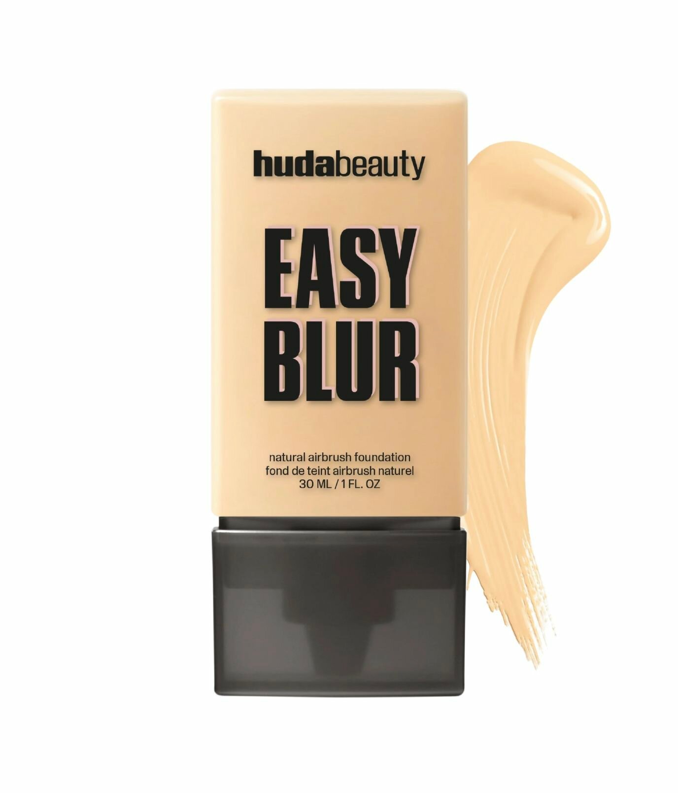 HUDA BEAUTY Тональный крем с ниацинамидом Easy Blur Natural Airbrush Foundation (Creme Brle150G) 30 мл