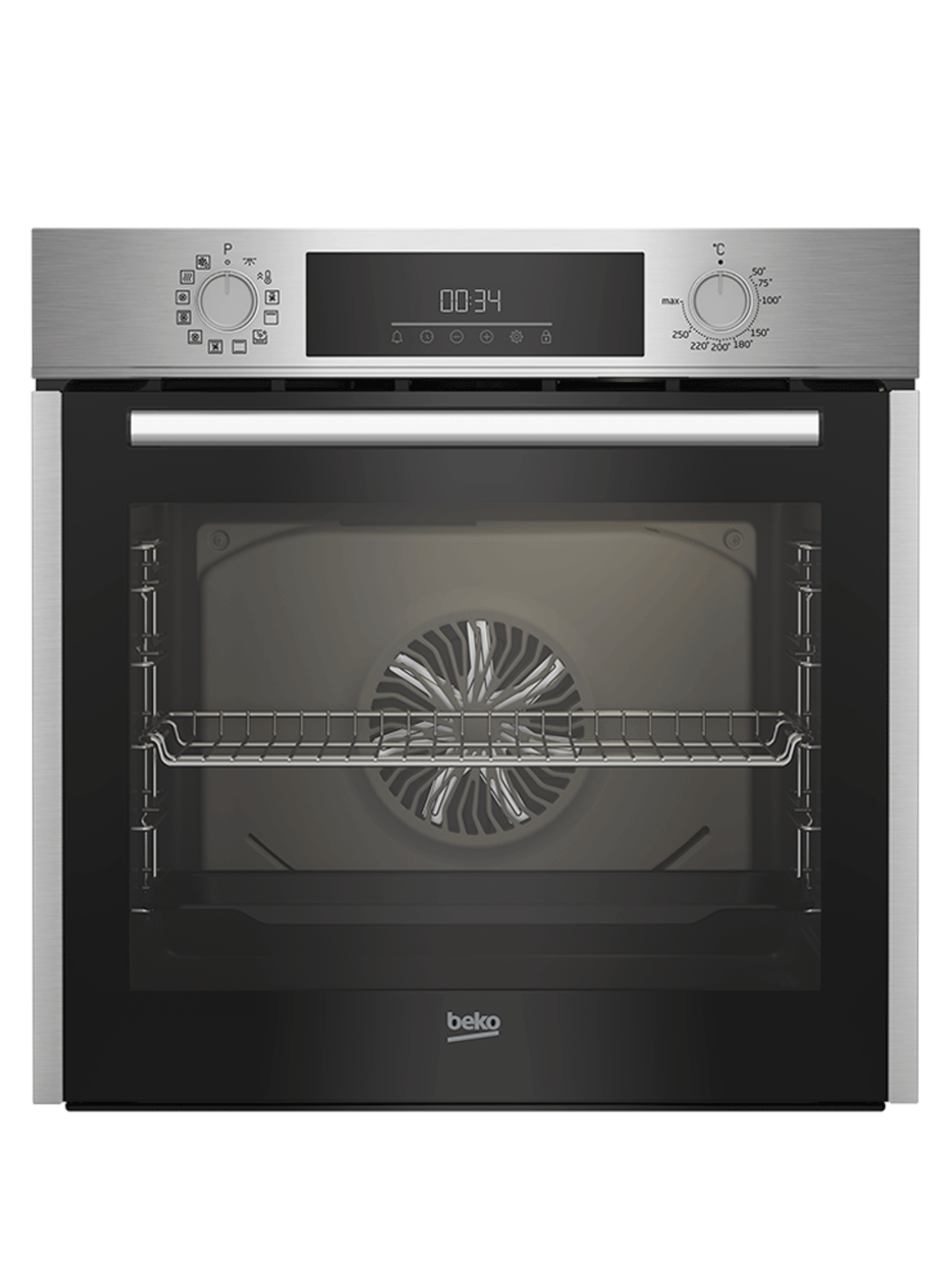 Электрический духовой шкаф BEKO BIOM1531KXNС, цвет серебристый