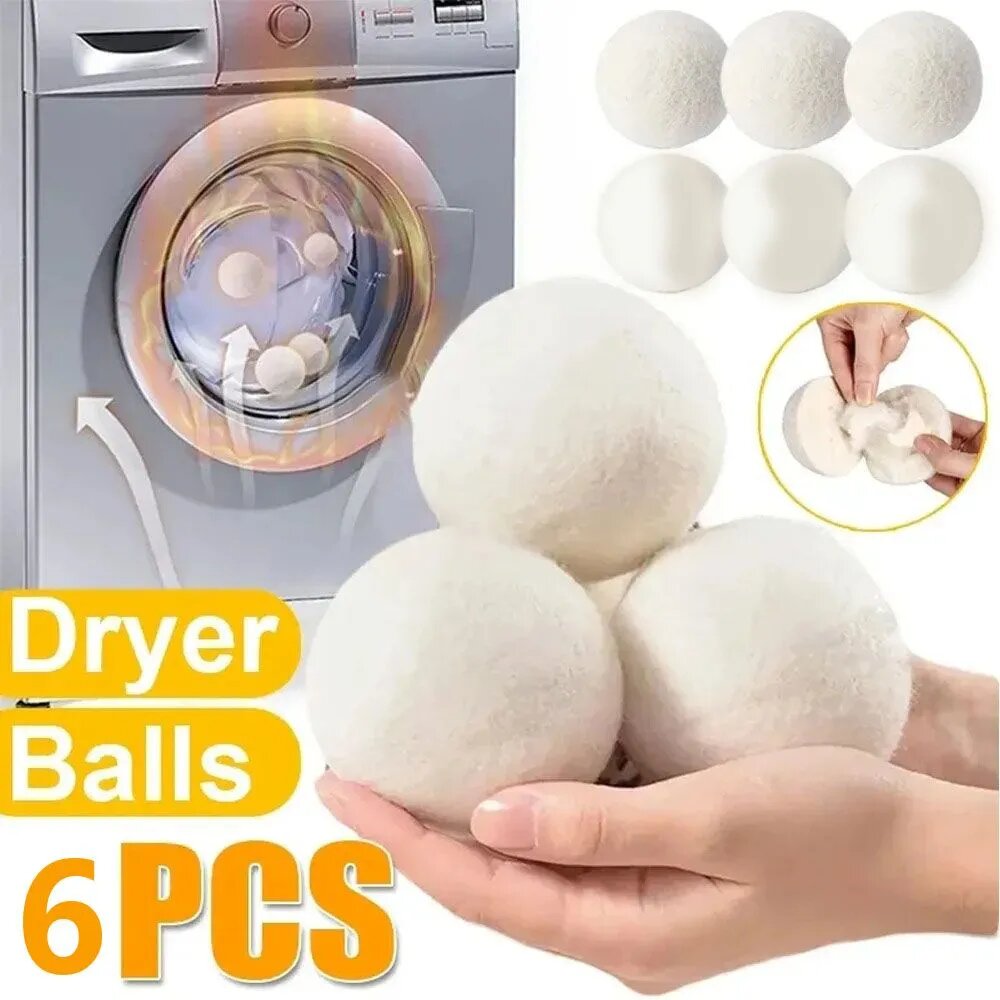 Шерстяной антистатический специальный бытовой шарик для сушки, предотвращающий спутывание