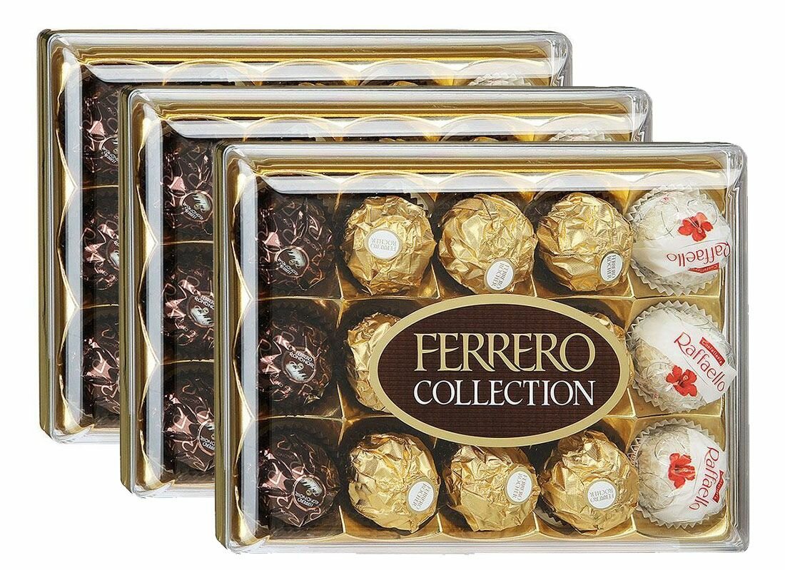 Конфеты Ferrero Rocher Collection 172 г 3 штуки