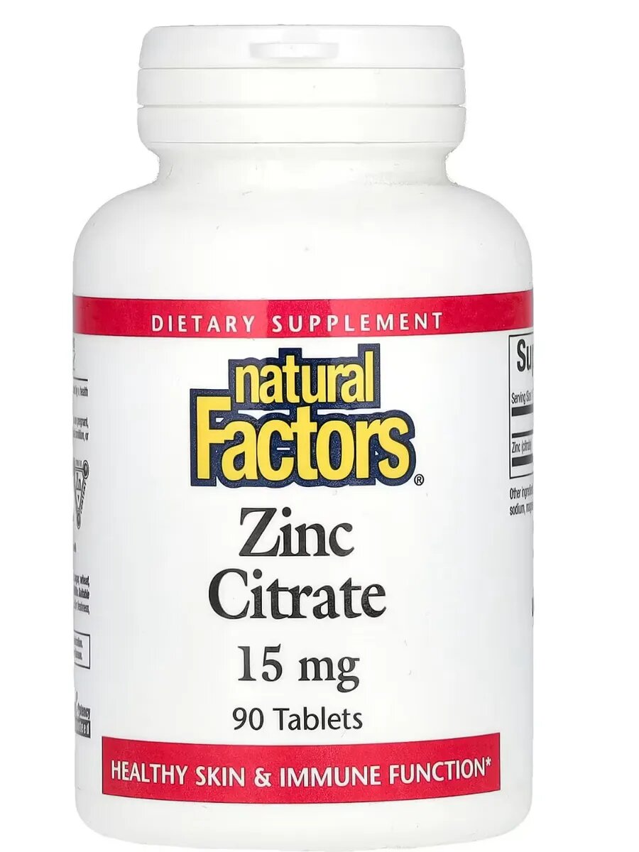 Natural Factors Zinc Citrate