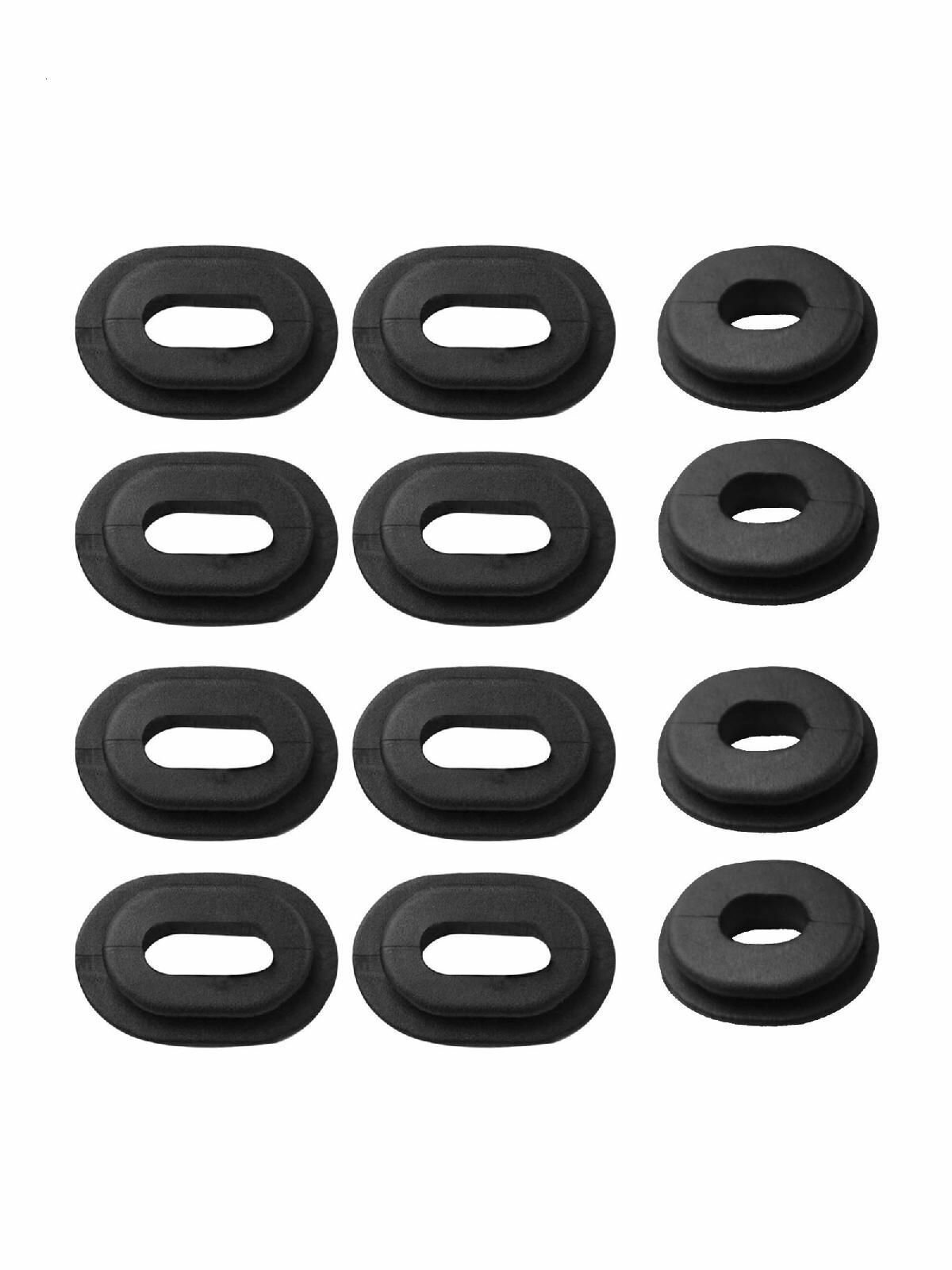 Демпфер для снегохода,1 комплект из 12 фиксированных резиновых колец CG125 для боковой крышки мотоцикла